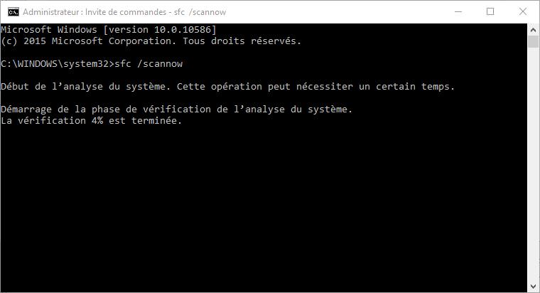 Bien utiliser la commande sfc scannow de Windows 10 - Lecoindunet