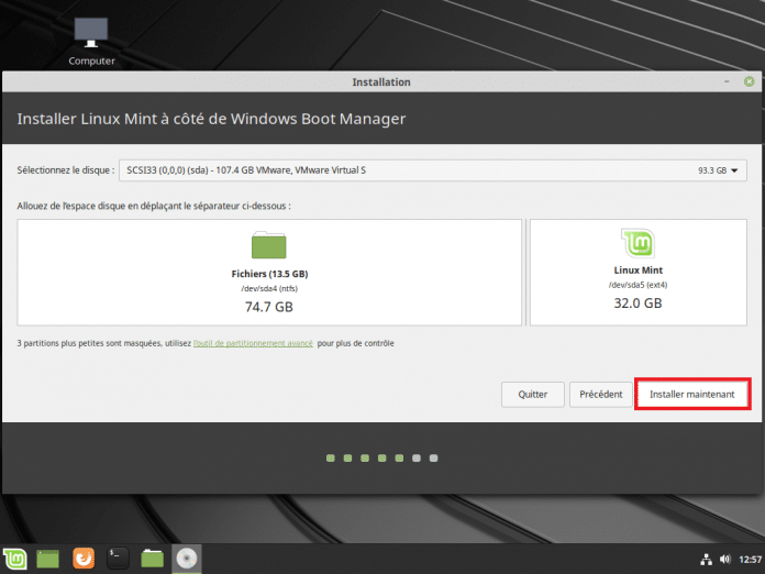 Installer Linux Mint en Dual Boot avec Windows 10 - Lecoindunet