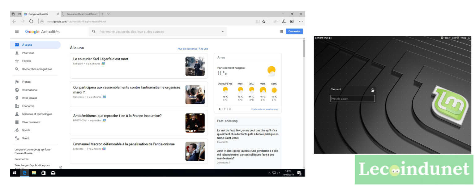 Installer Linux Mint en Dual Boot avec Windows 10 - Lecoindunet