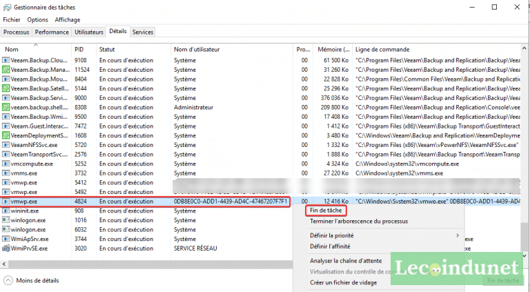 Comment forcer l'arrêt d'une VM sur Hyper-V ? - Lecoindunet