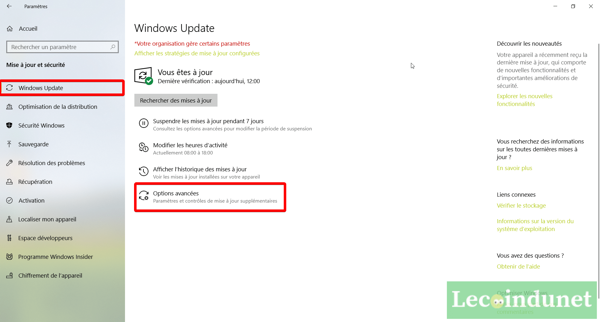 Comment Activer Ou Désactiver Les Mises à Jour Automatiques Windows Update Lecoindunet