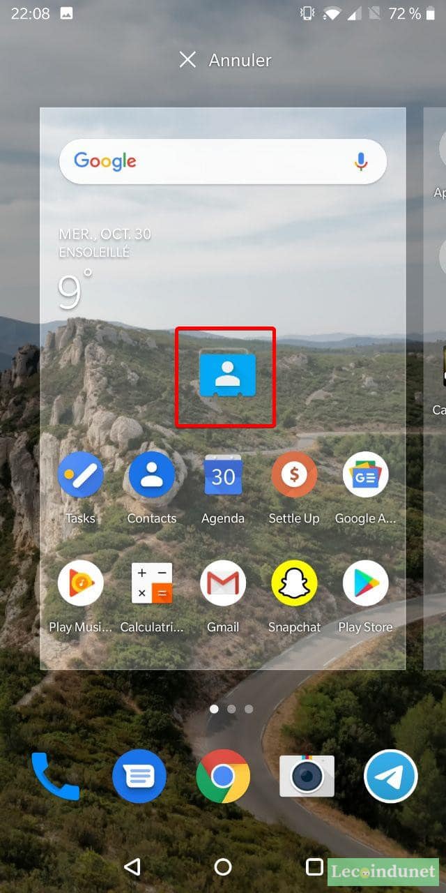 Personnaliser l'écran d'accueil sur Android - Lecoindunet