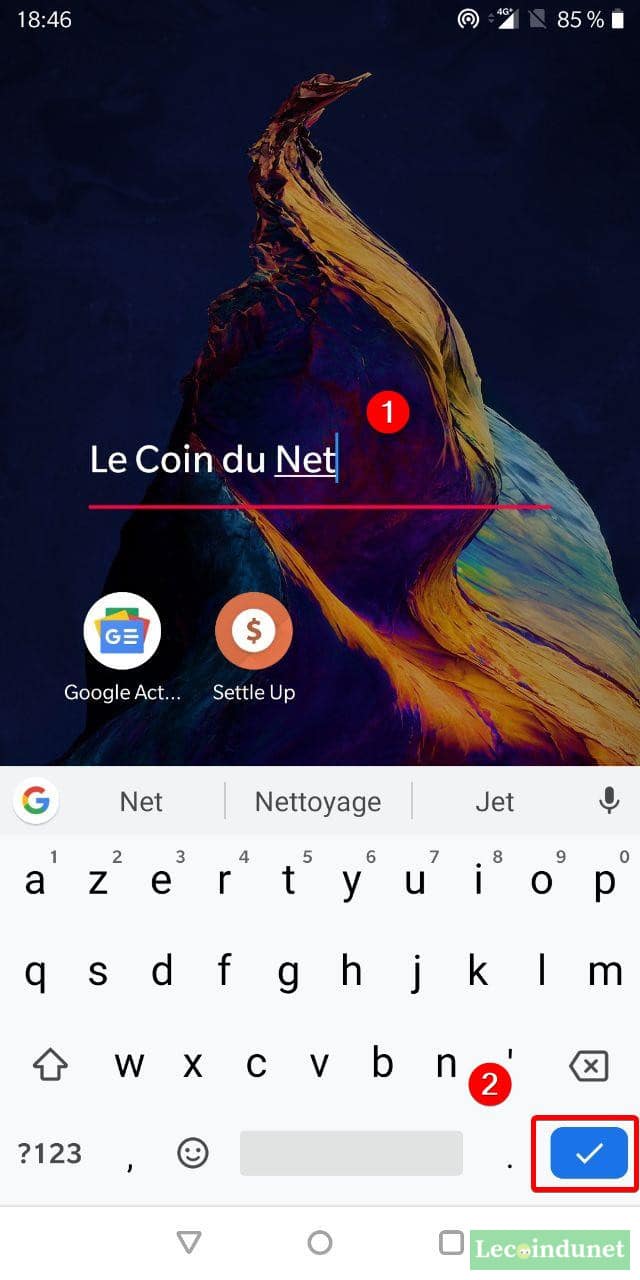 Personnaliser l'écran d'accueil sur Android - Lecoindunet
