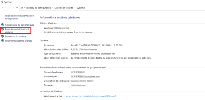 Comment activer le bureau à distance sur Windows ? - Lecoindunet