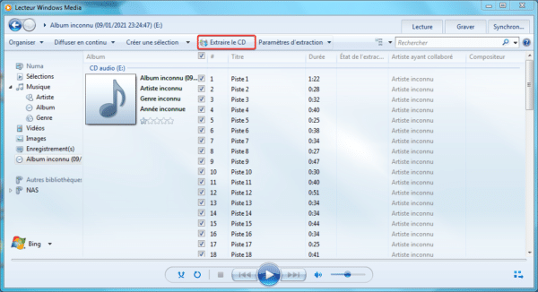 Ripper un CD en MP3 avec Windows - Lecoindunet