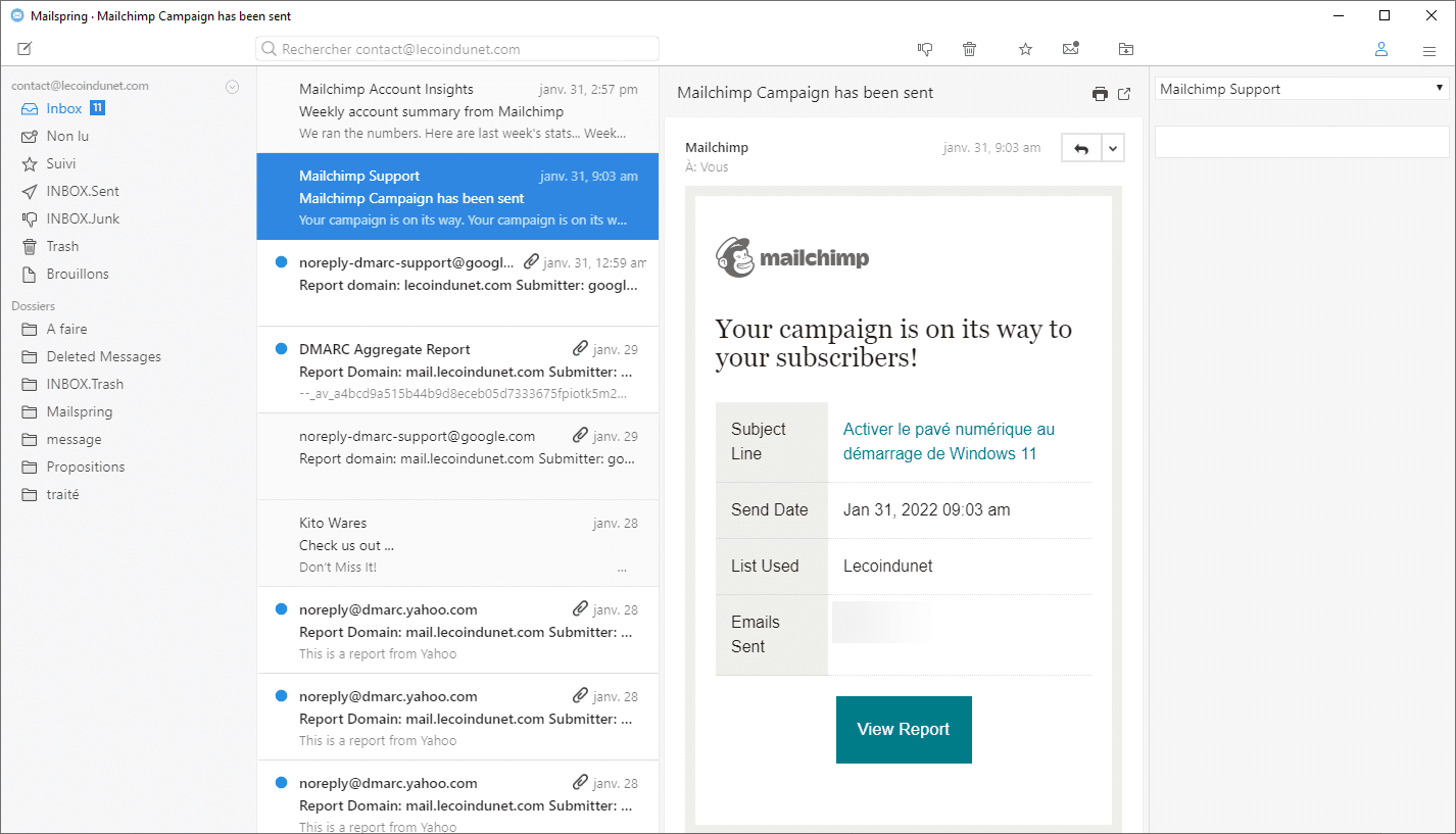 8 logiciels de messagerie gratuits pour Windows - Lecoindunet