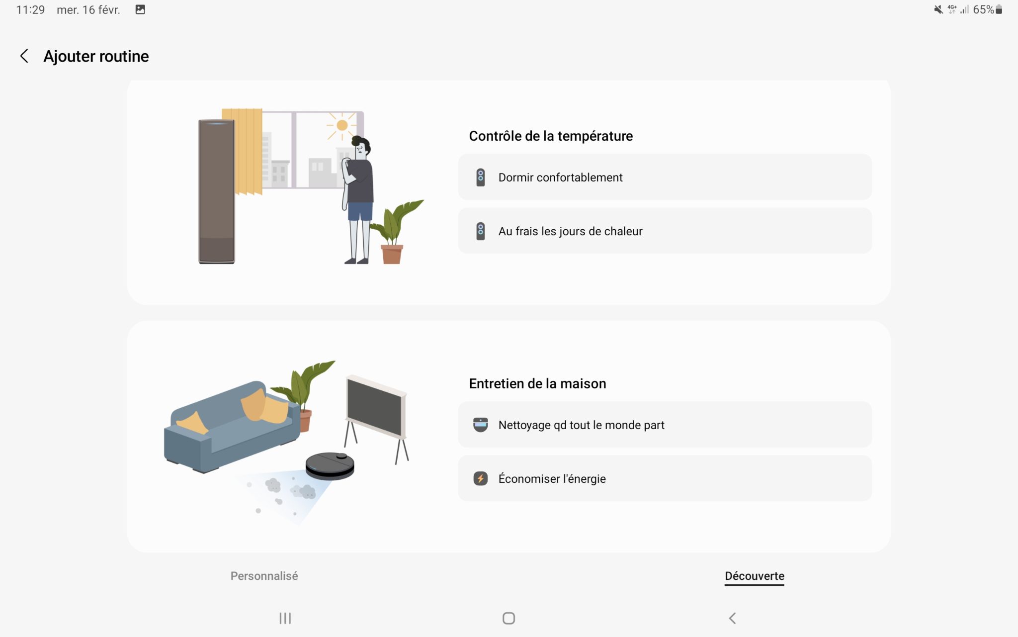 Créer des routines et des scènes avec SmartThings - Lecoindunet