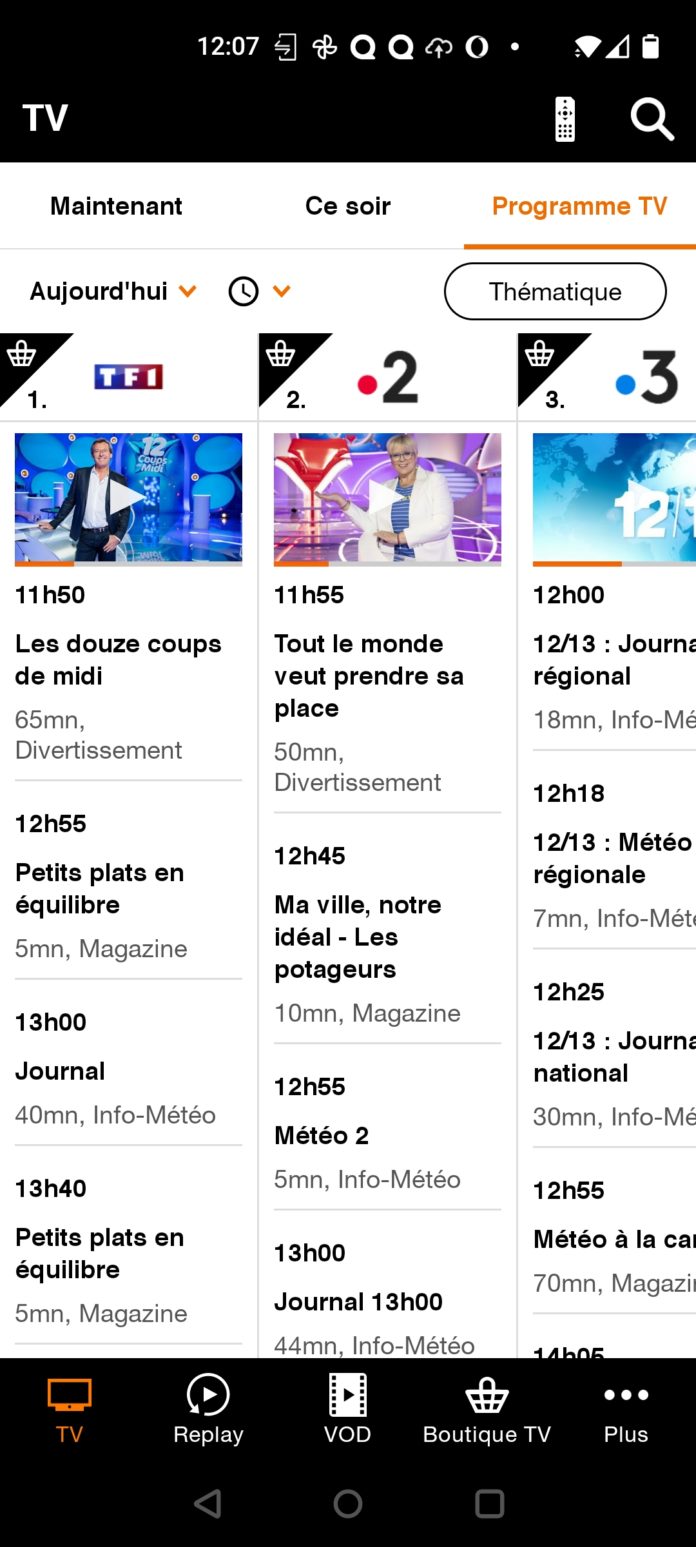 Les meilleures applications Android pour regarder la TV en direct - Lecoindunet