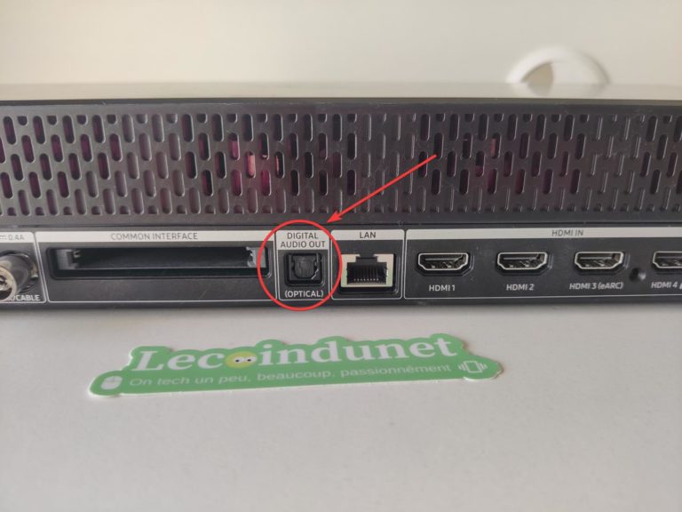 Brancher un casque audio sur une TV sans prise jack - Lecoindunet