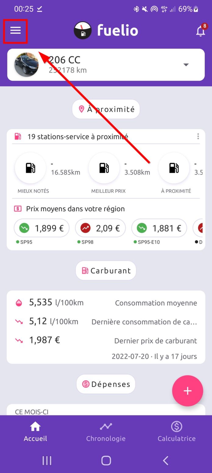 Fuelio : une app pour suivre les dépenses de votre véhicule - Lecoindunet