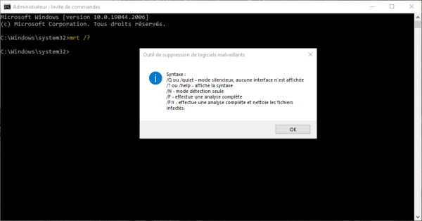 Supprimer des virus avec MRT sur Windows - Lecoindunet
