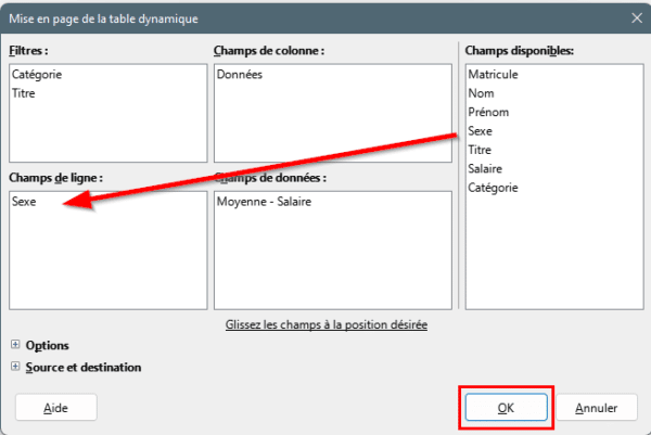 Créer un tableau croisé dynamique avec LibreOffice - Lecoindunet