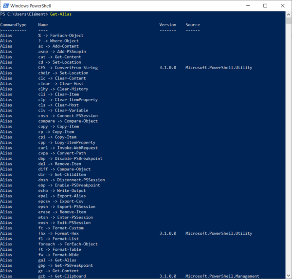 Créer votre premier script PowerShell - Lecoindunet