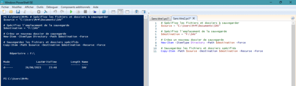 5 exemples de scripts PowerShell - Lecoindunet
