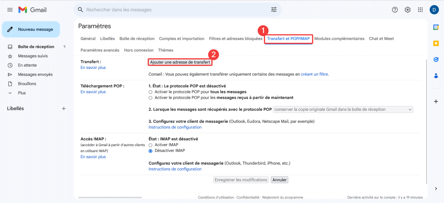 Comment modifier votre adresse Gmail ? - Lecoindunet