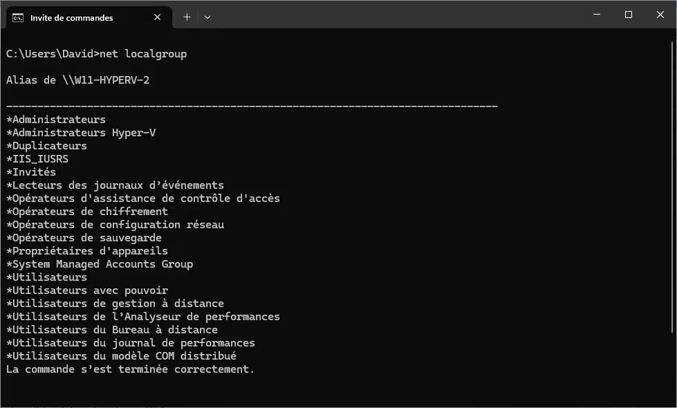 Voir tous les utilisateurs et groupes d'un PC Windows - Lecoindunet