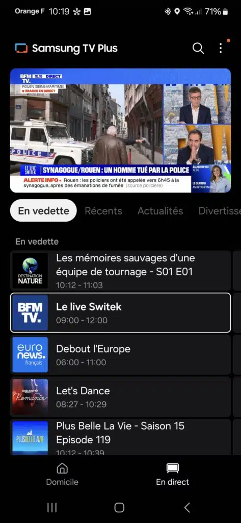 15 applications Android et iOS pour regarder la TV en direct - Lecoindunet