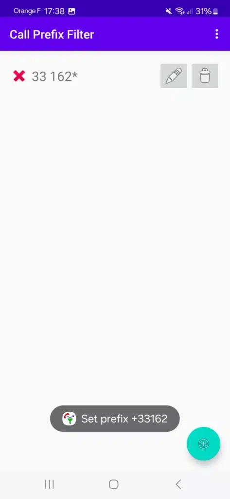 Bloquer des numéros commençant par un préfixe sur Android - Lecoindunet