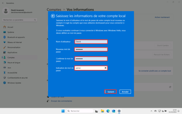 Changer de compte Microsoft sur un PC Windows - Lecoindunet