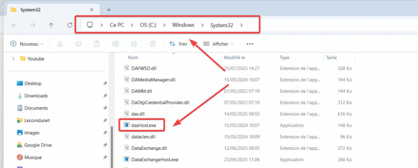 Device Association Framework Provider Host (dasHost.exe) : c'est quoi ...