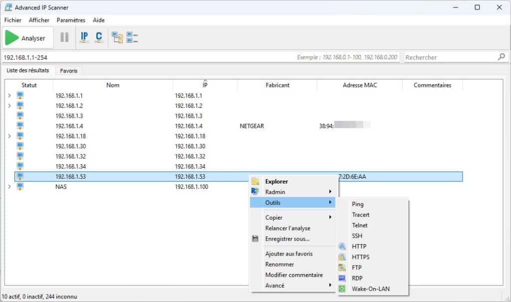 IP Scanner : 3 logiciels Windows pour faire un scan rapide du réseau ...